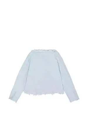 JNBY Floral-embroidered Blouse - Blue