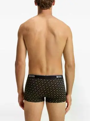 BOSS Patterned Logo Boxers Pack Of Three