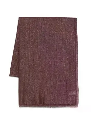 Brunello Cucinelli Fringed Scarf - Brown