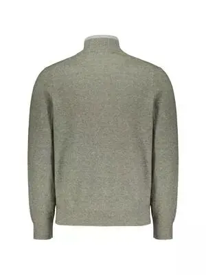 Fedeli Knit Zip Cardigan - Green
