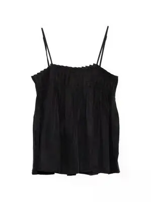 ELEH Pleated Sleeveless Top