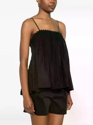 ELEH Pleated Sleeveless Top