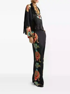Etro Leafy Paisley Trousers