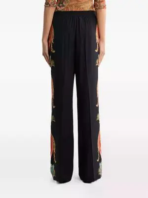 Etro Leafy Paisley Trousers