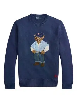 Polo Ralph Lauren Polo Bear Crew-neck Sweater - Blue