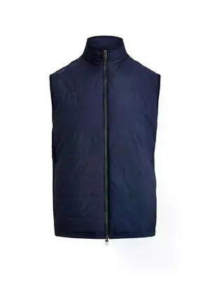 Rlx Ralph Lauren Woven Zip Vest - Blue
