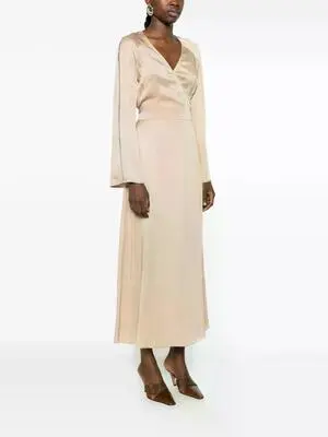 Fabiana Filippi V-neck Wrap Maxi Dress