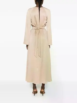Fabiana Filippi V-neck Wrap Maxi Dress