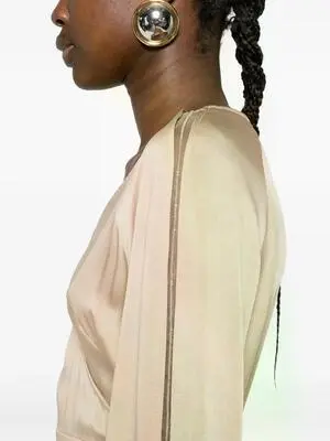 Fabiana Filippi V-neck Wrap Maxi Dress