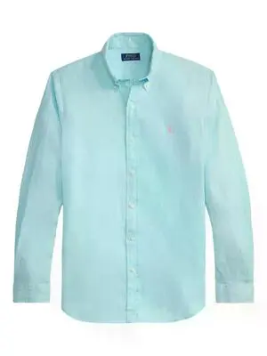 Polo Ralph Lauren Embroidered-pony Shirt - Blue