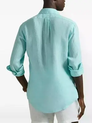 Polo Ralph Lauren Embroidered-pony Shirt - Blue