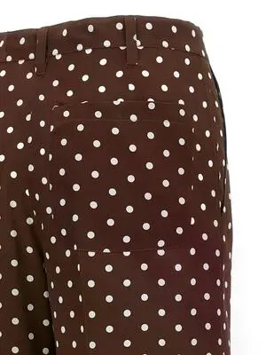 P.a.r.o.s.h Polka-dot Drawstring Trousers