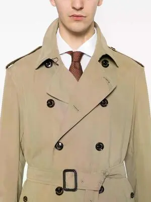 MONTECORE Belted Double-breasted Coat