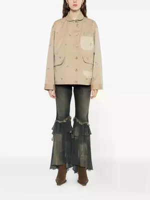 JNBY Floral-embroidered Jacket - Neutrals