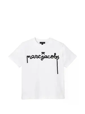 Marc Jacobs Logo-detail Ribbon T-shirt - White