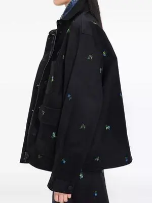 JNBY Floral Embroidered Jacket - Black