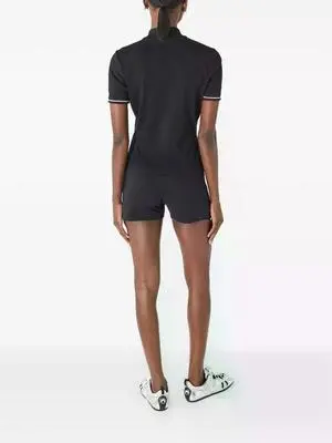 MARINE SERRE Drawstring-fastening Mini Shorts