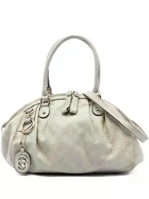 Gucci Ssima Sukey Satchel - White