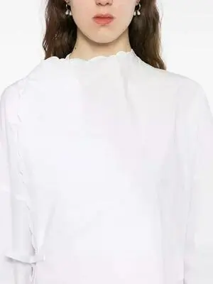 LESS Scalloped-edge Blouse