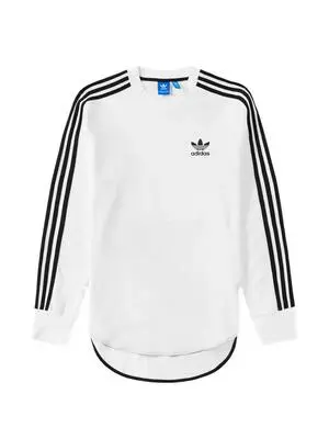 Adidas Waffle Thermal Sweatshirt With Logo - White