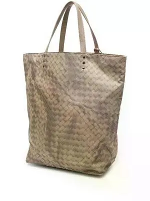 Bottega Veneta Nylon Intrecciolusion Tote Bag
