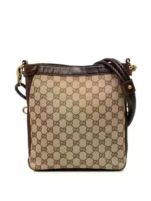 Gucci Gg Canvas Crossbody Bag - Brown