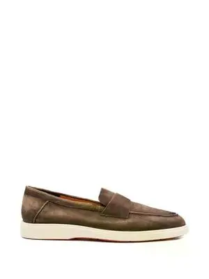 Santoni Suede Loafers