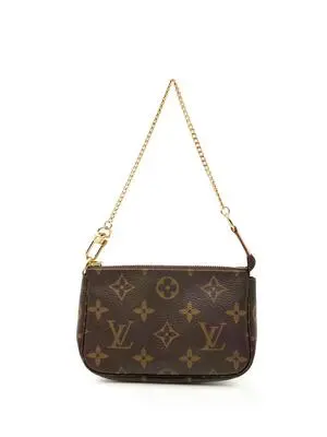 LOUIS VUITTON 2007 Monogram Mini Pochette Accessoires Handbag