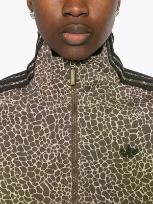 Adidas Animal Print Cropped Jacket