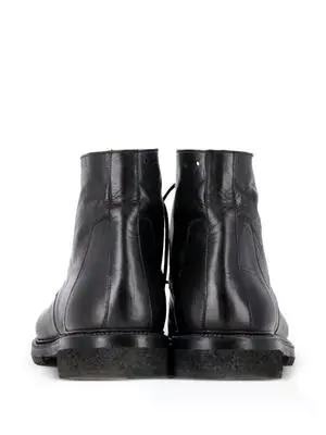Rick Owens Leather Ankle Boots