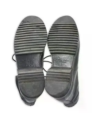 Rick Owens Leather Ankle Boots