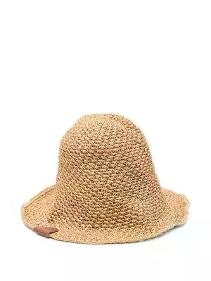 Ruslan Baginskiy Straw Bucket Hat - Neutrals