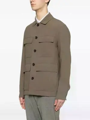 MONTECORE Button-fastening Flap-pockets Jacket