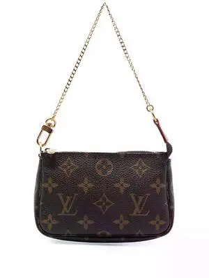 LOUIS VUITTON 2018 Monogram Mini Pochette Accessoires Handbag