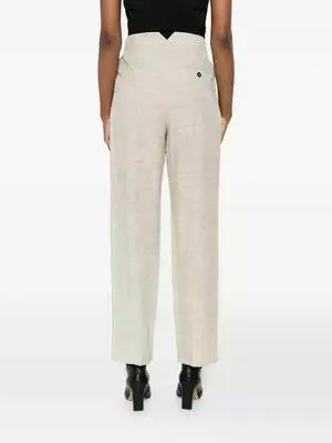 Erika Cavallini Buttoned Pleated Trousers