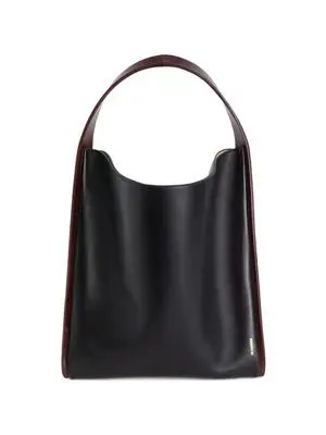 JIL SANDER Pivot Leather Shoulder Bag