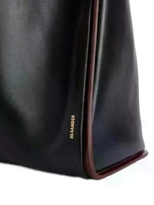 JIL SANDER Pivot Leather Shoulder Bag