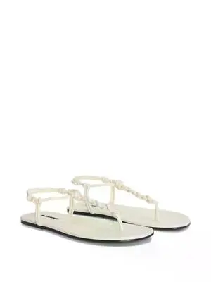 JIL SANDER Knotted Strap Sandals