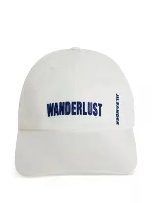 JIL SANDER Embroidered Baseball Cap - White