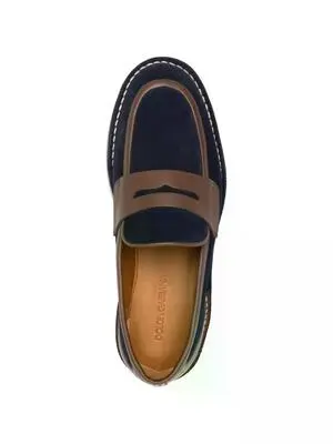 Dolce & Gabbana Panelled Leather Loafers