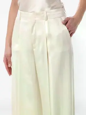 Alberta Ferretti Satin Trousers