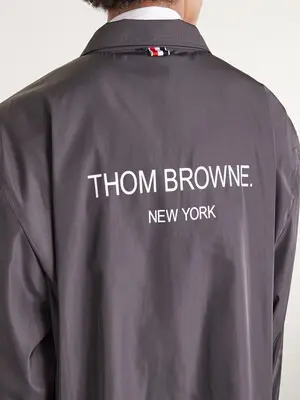 Thom Browne Packable Shell Jacket - Gray