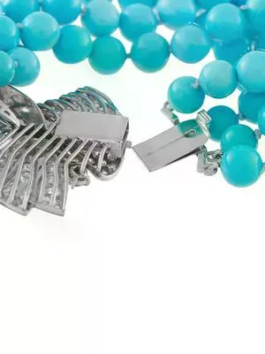 LB EXCLUSIVE Diamond And Turquoise Bracelet