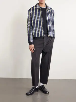 Thom Browne Cotton-blend Tweed Jacket