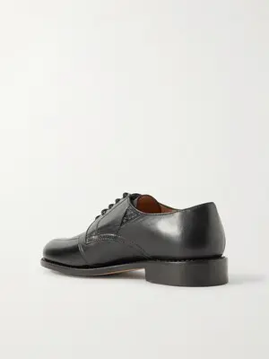 Our Legacy Patched Parade Leather Derby Shoes