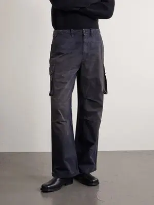 Our Legacy Mount Straight-leg Cargo Trousers - Black