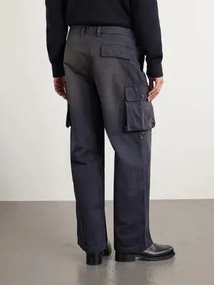 Our Legacy Mount Straight-leg Cargo Trousers - Black