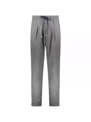 Fedeli Virgin Wool Drawstring Trousers
