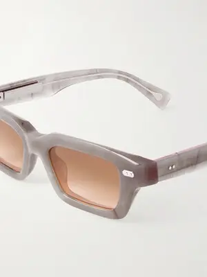 Brunello Cucinelli Square-frame Sunglasses - Neutrals