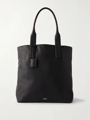 TOM FORD North-south Leather Tote Bag - Black